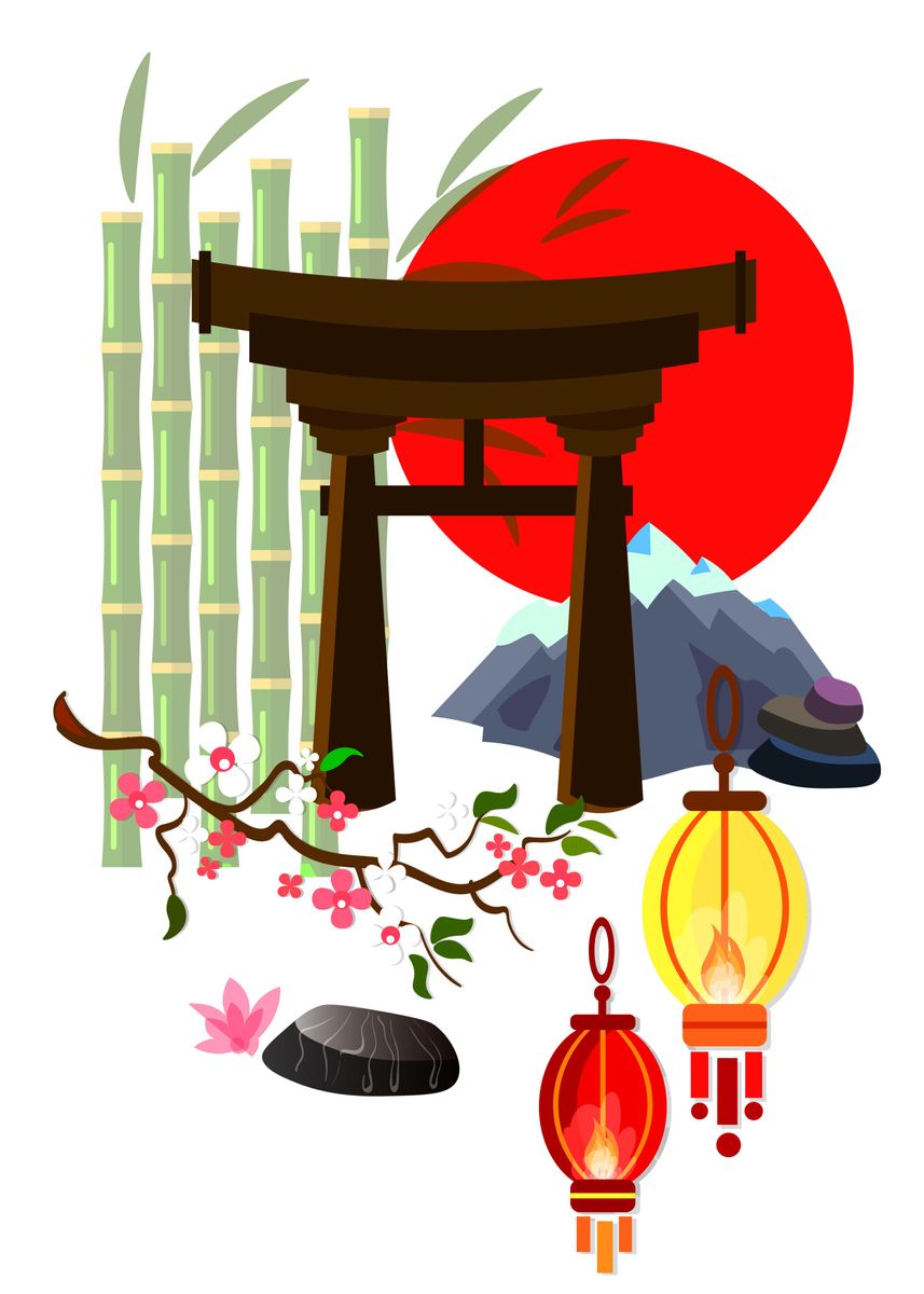 'Japanese culture' Poster, picture, metal print, paint by Faqih Art ...