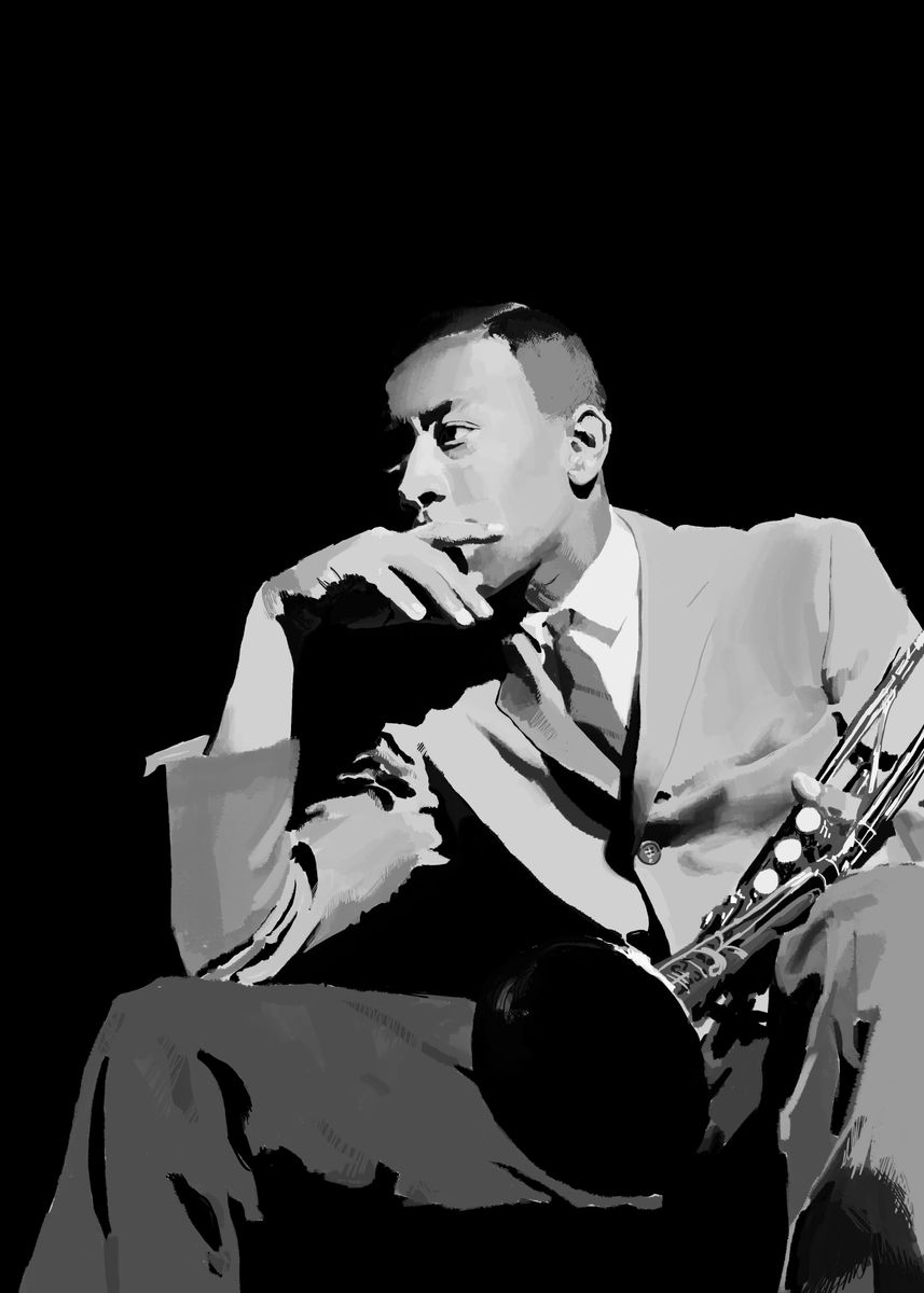 'Edward Lee Morgan Jazz' Poster, picture, metal print, paint by Vanir ...