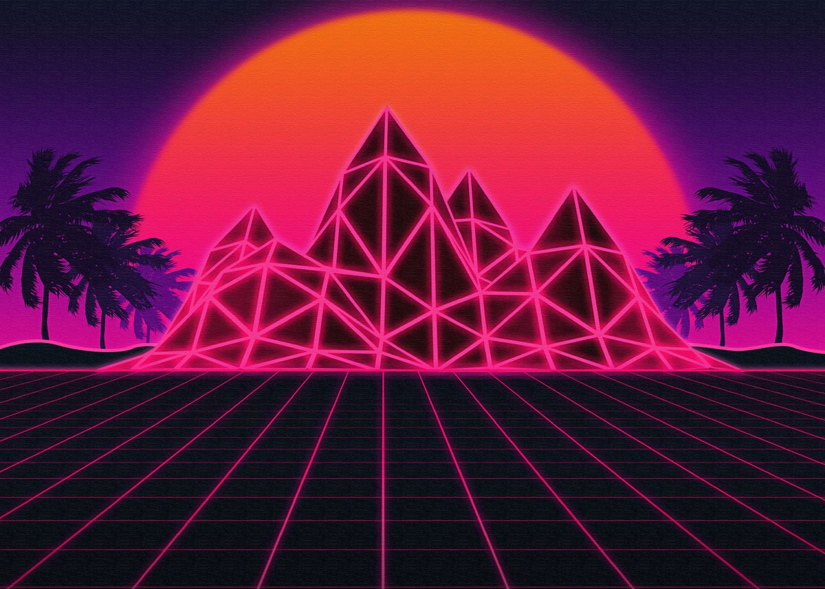 'Outrun' Poster by artisticdesign 1903 | Displate