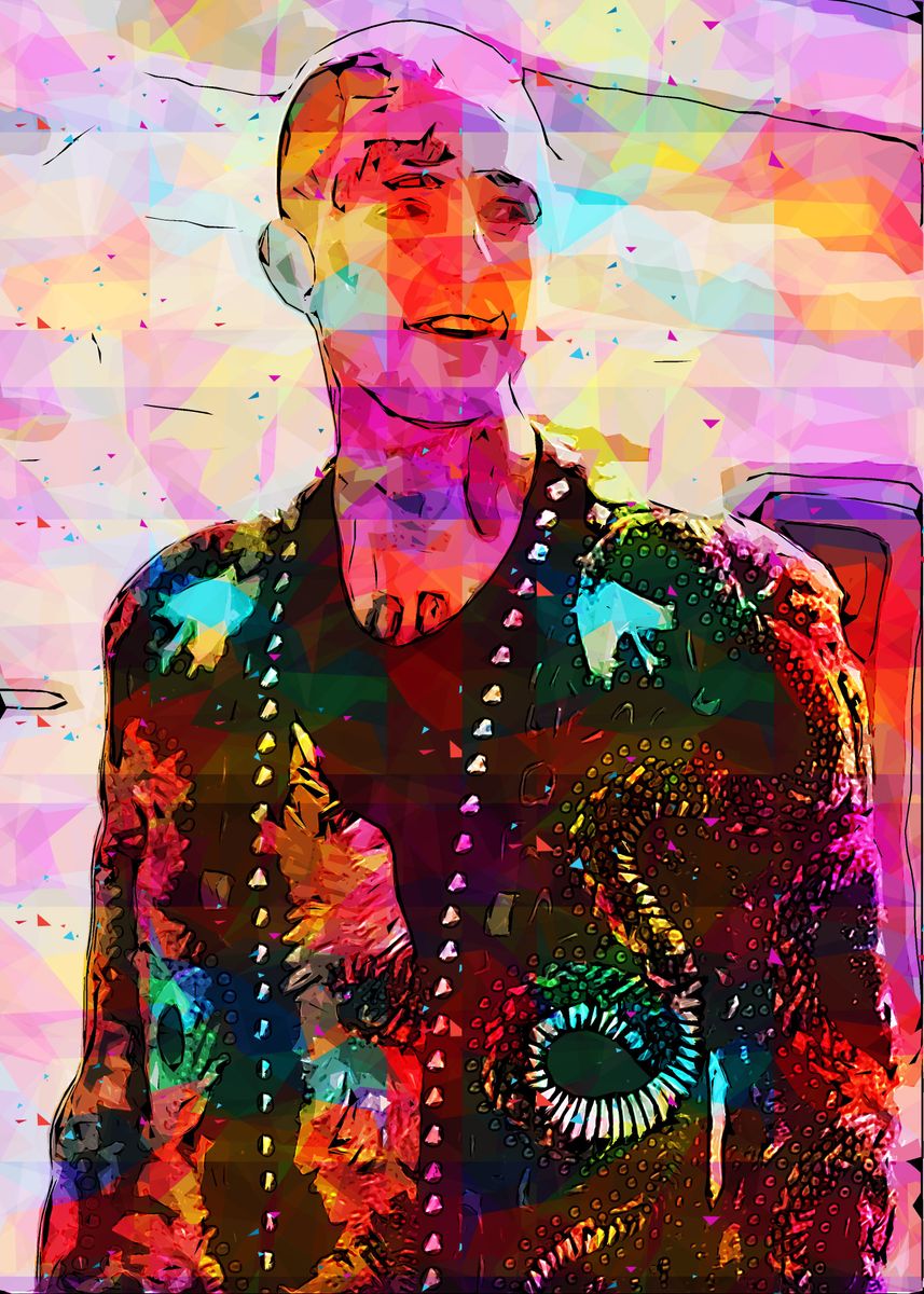 'Lil Peep Wpap' Poster, picture, metal print, paint by Bella Chloe ...