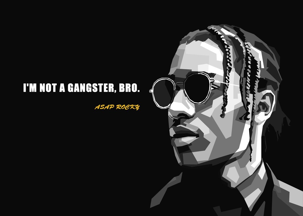 'Asap Rocky' Poster by Anthony Gabriel | Displate