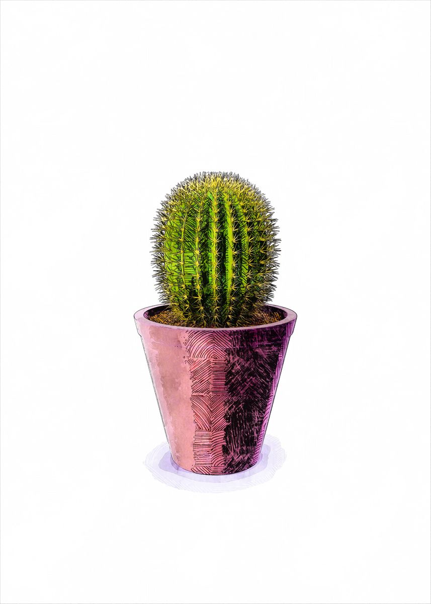'mini plant decorations' Poster by sengahart | Displate