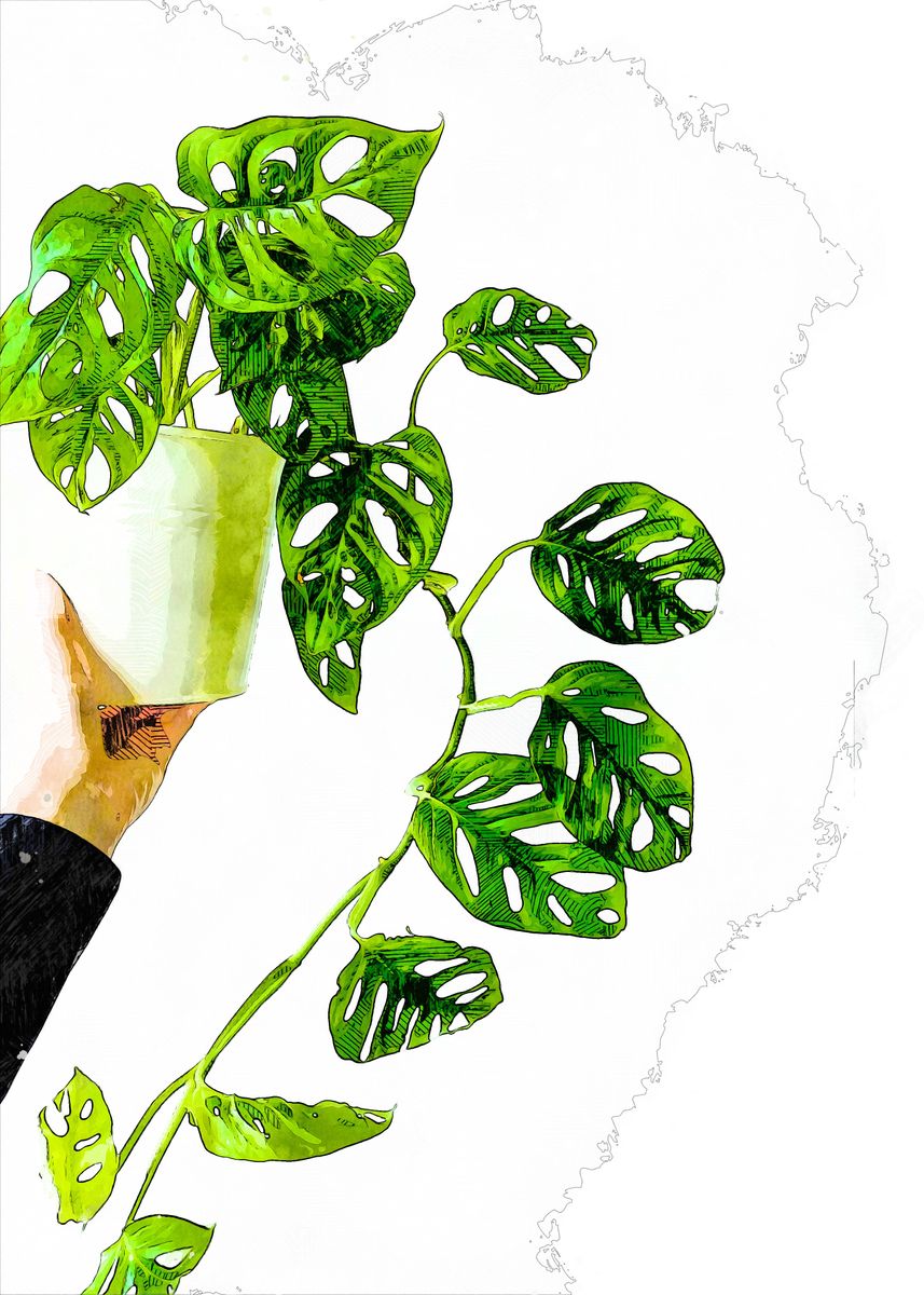 'mini plant decorations' Poster by sengahart | Displate
