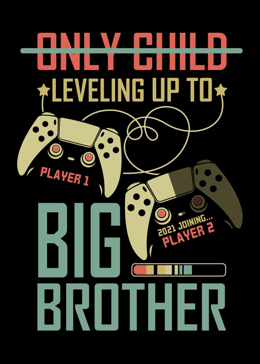 'Big Brother 2021 Gamer' Poster, picture, metal print, paint by ShirTom ...