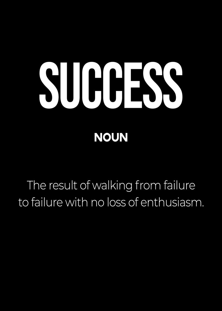 'Success Definition' Poster by Conceptual Photography | Displate