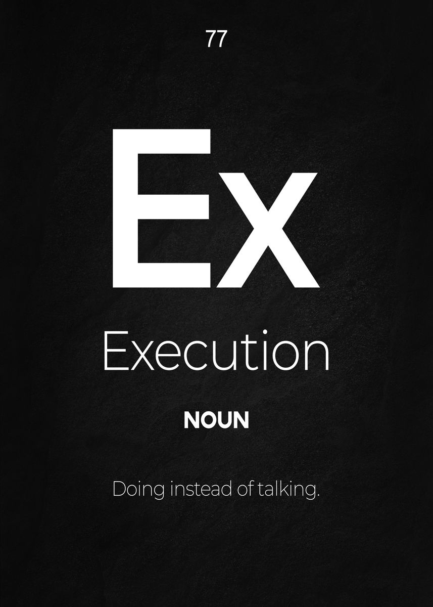 'Execution' Poster, picture, metal print, paint by Conceptual ...