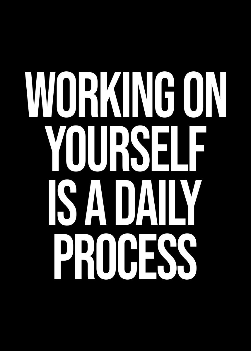 'Daily Process' Poster, picture, metal print, paint by Conceptual ...