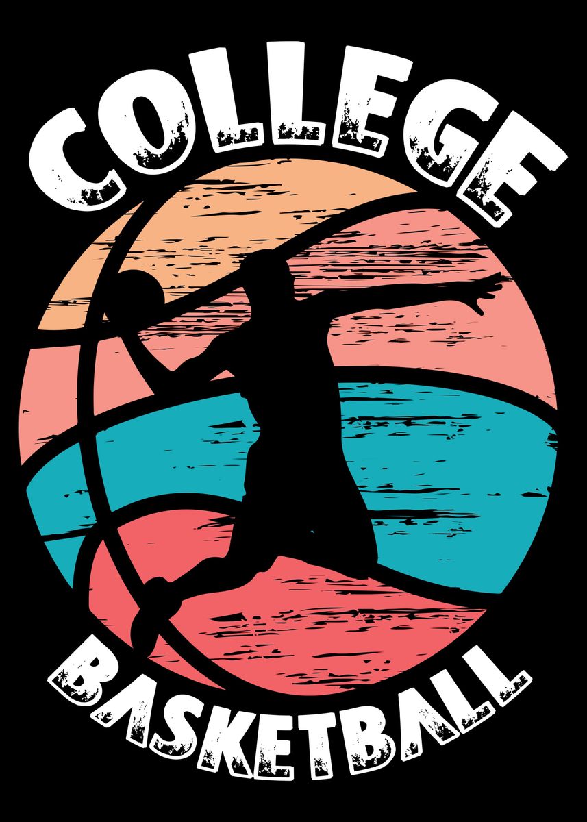 'College Basketball Player ' Poster by AaronBaron | Displate