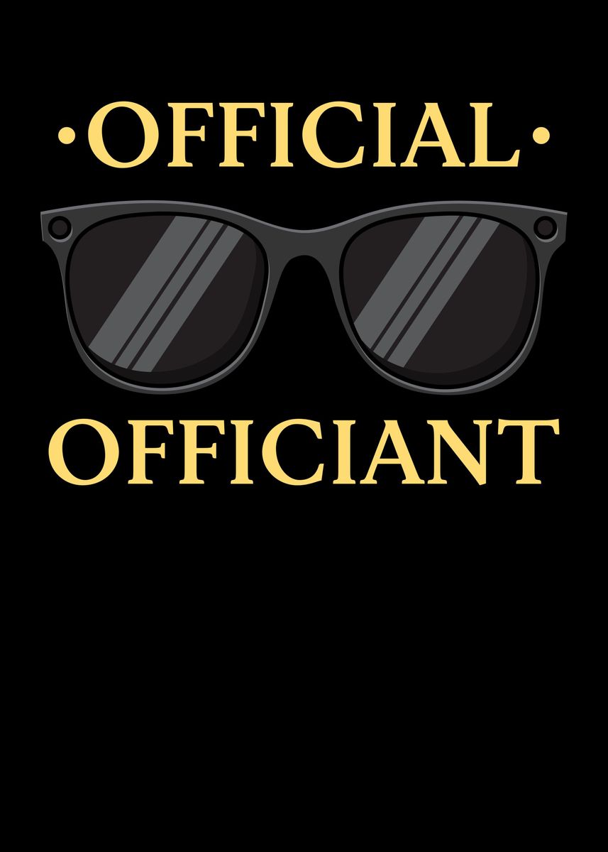 'Official Officiant' Poster, picture, metal print, paint by Uwe Seibert ...