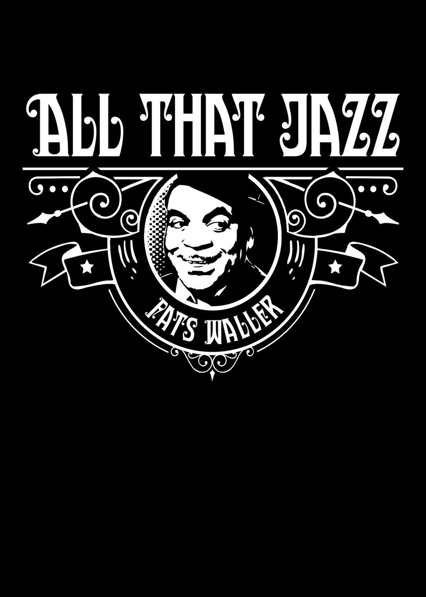 'Fats Waller' Poster, picture, metal print, paint by Petra Rommelfanger ...