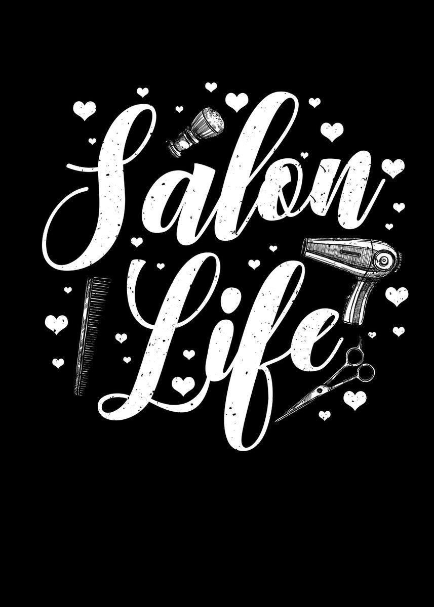 'Hairdresser Hairstyle' Poster by Statements | Displate