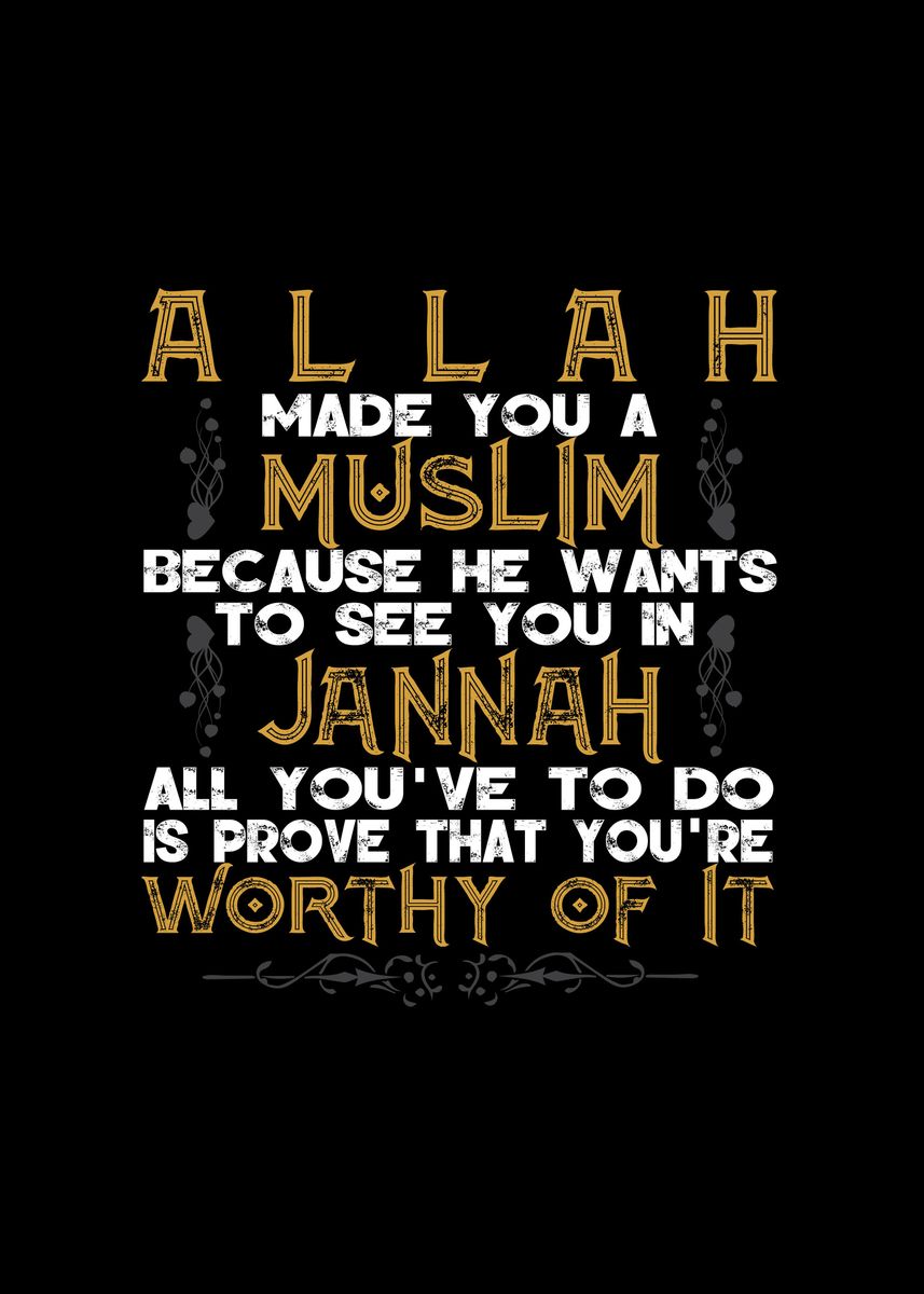 'Muslim Muslim' Poster by Beone Digital | Displate