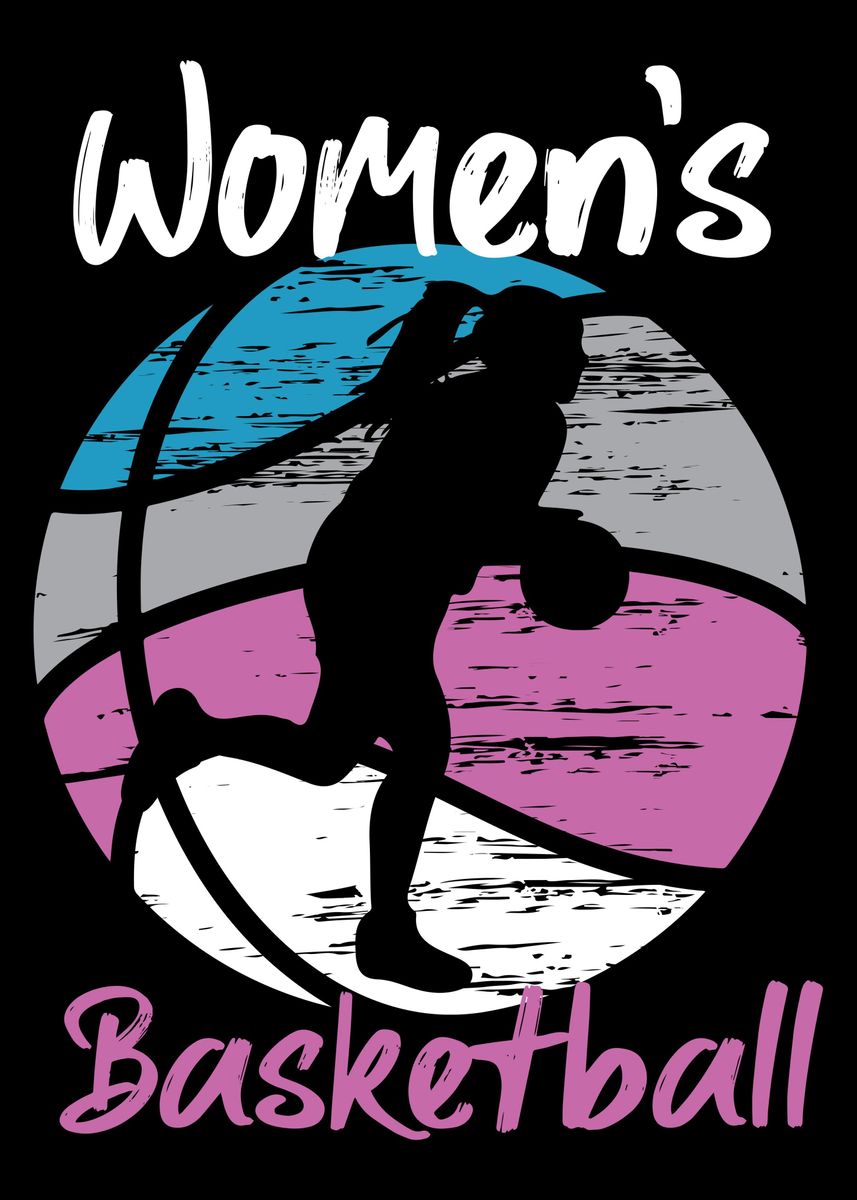 'Womens Basketball Girl Wom' Poster by AaronBaron | Displate