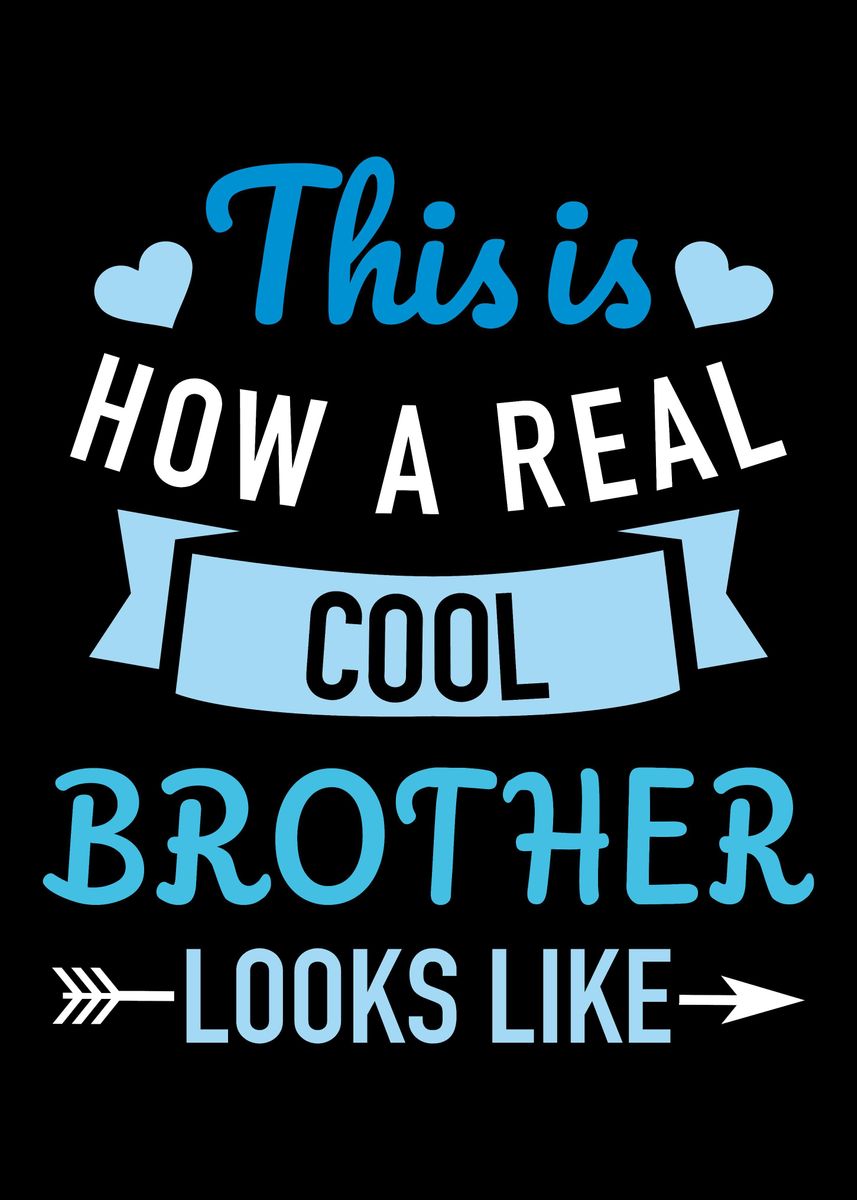 'This is how a real cool br' Poster by Designzz | Displate