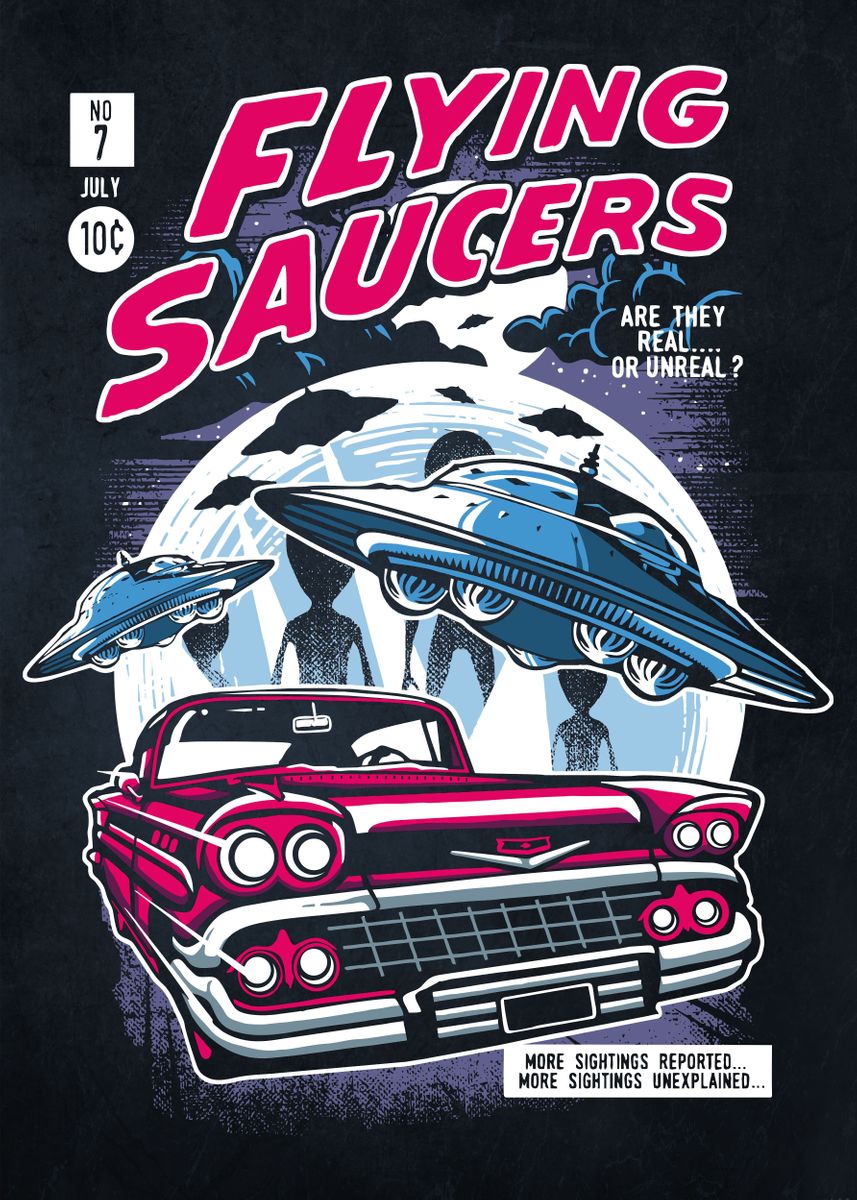 'Horror' Poster, picture, metal print, paint by Ilya Danilov | Displate