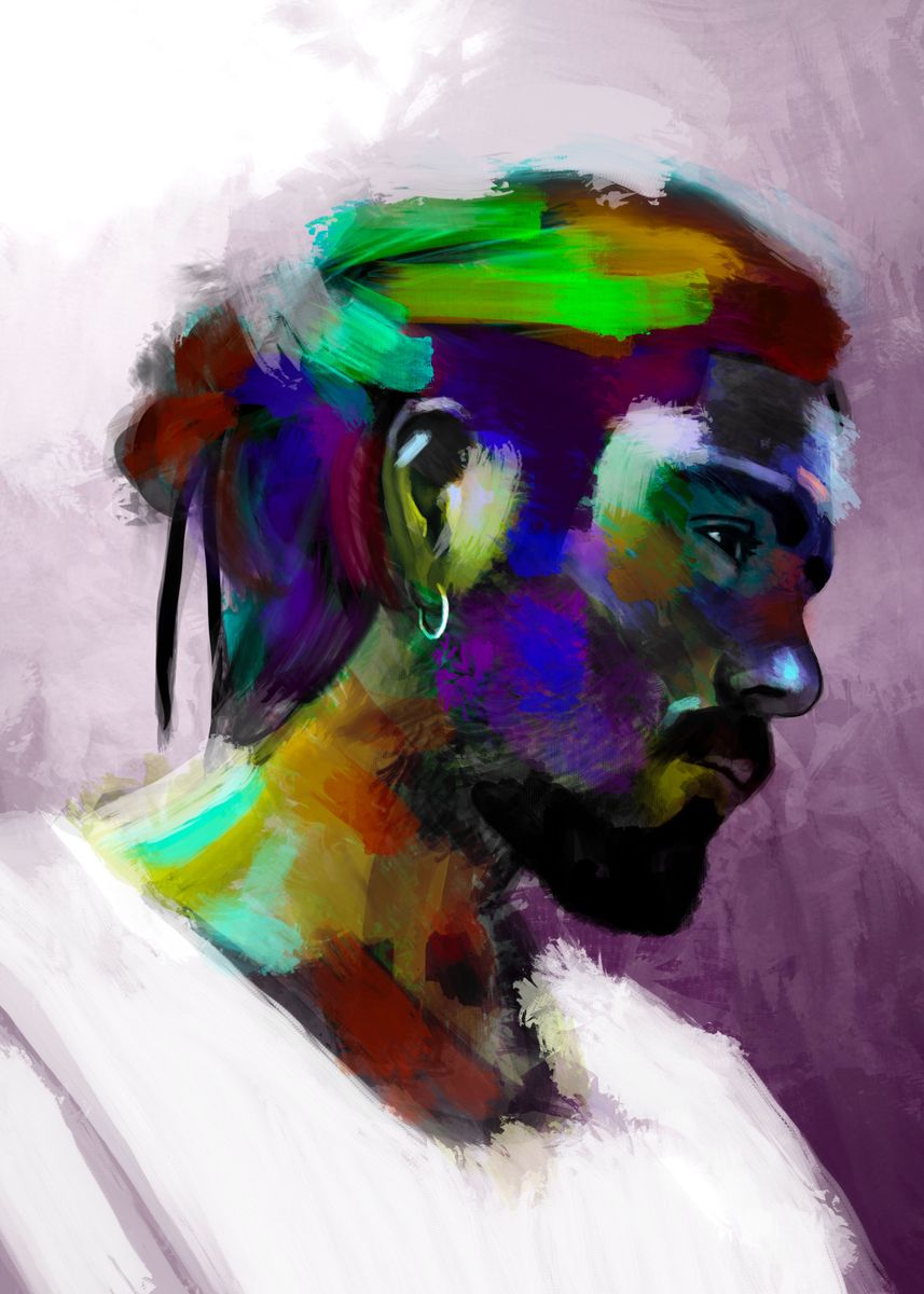 'Thinking colors' Poster by habib amrani | Displate