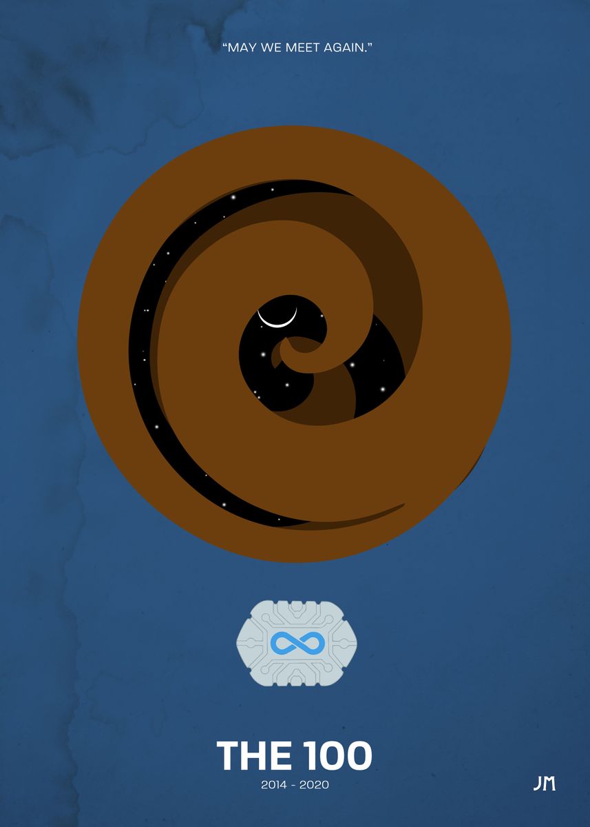 'The 100' Poster by MyDigitalMind | Displate