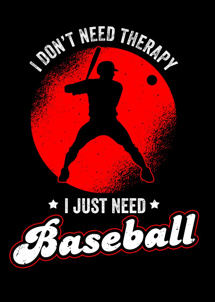 'Baseball Baseball Bat' Poster, picture, metal print, paint by ...