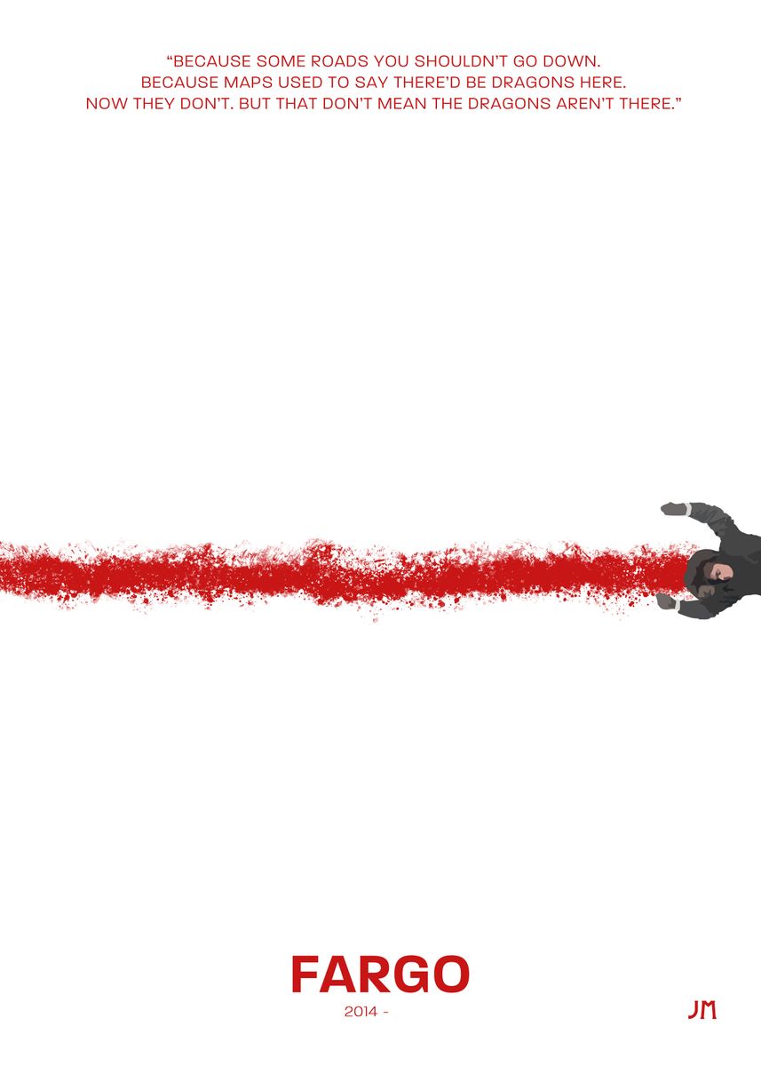 'Fargo' Poster, picture, metal print, paint by MyDigitalMind | Displate