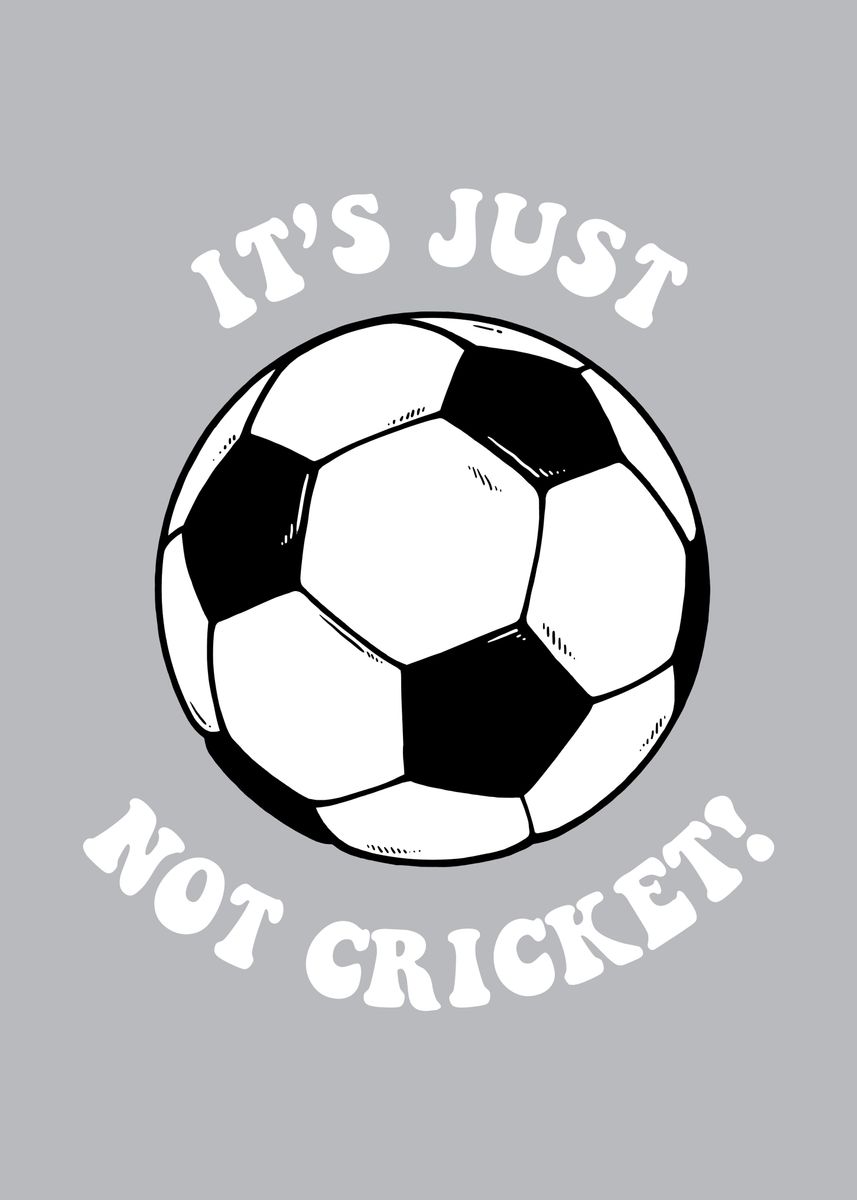 'Its Just Not Cricket ' Poster by Yipptee | Displate