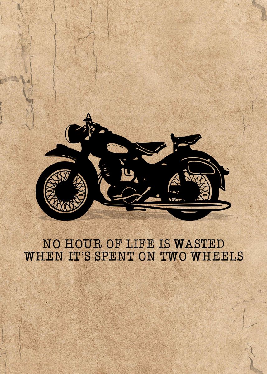 'Motorcycle Rider Wall Art' Poster by Decoratier Qwerdenker | Displate