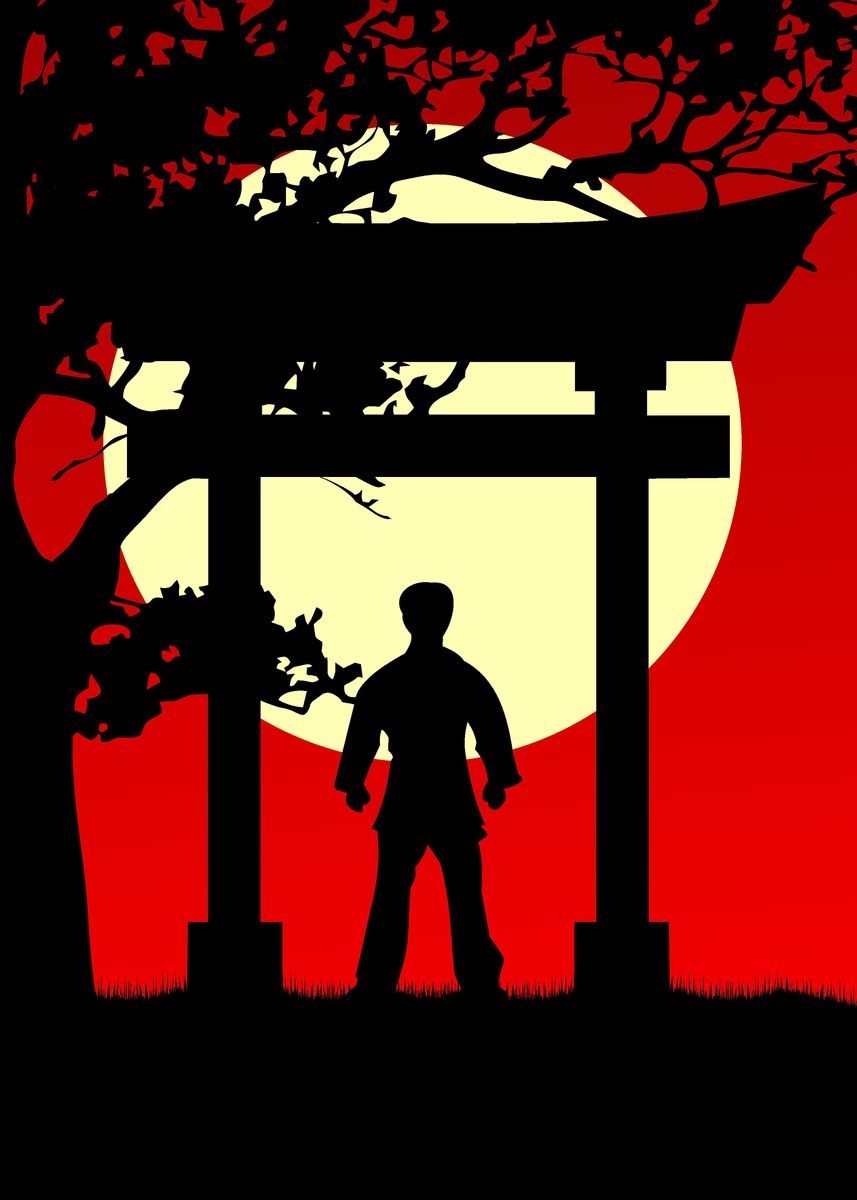 'Stance Karate ready Fight' Poster, picture, metal print, paint by ...