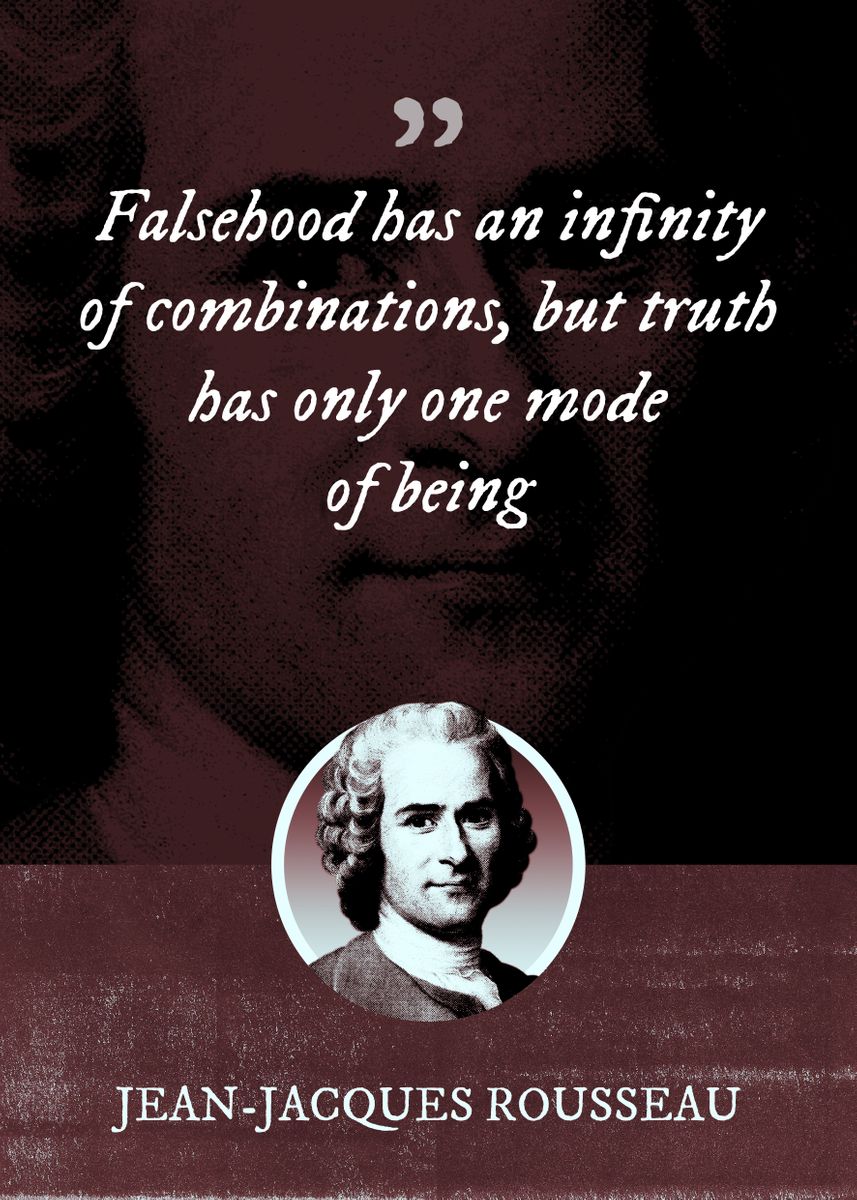 'Falsehood has an infinity ' Poster, picture, metal print, paint by ...