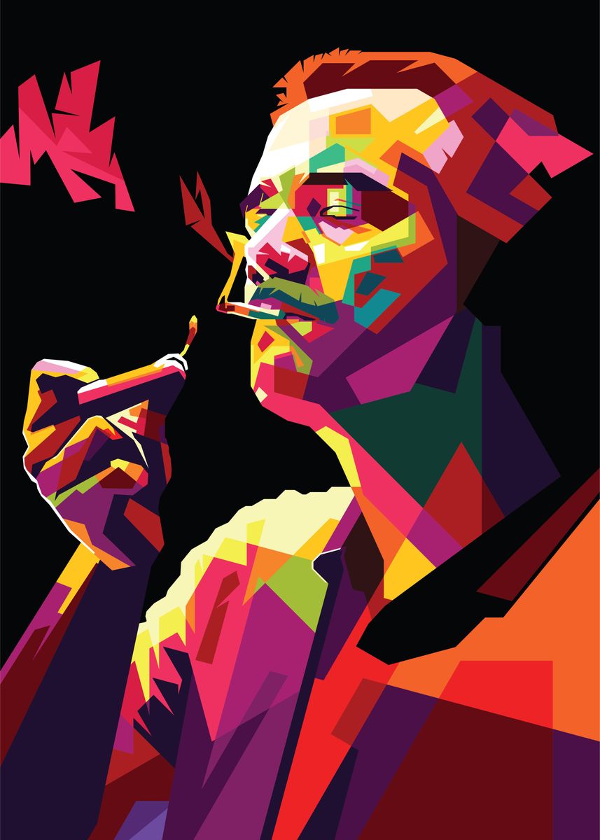 'pablo escobar' Poster, picture, metal print, paint by Aminuddin amex ...