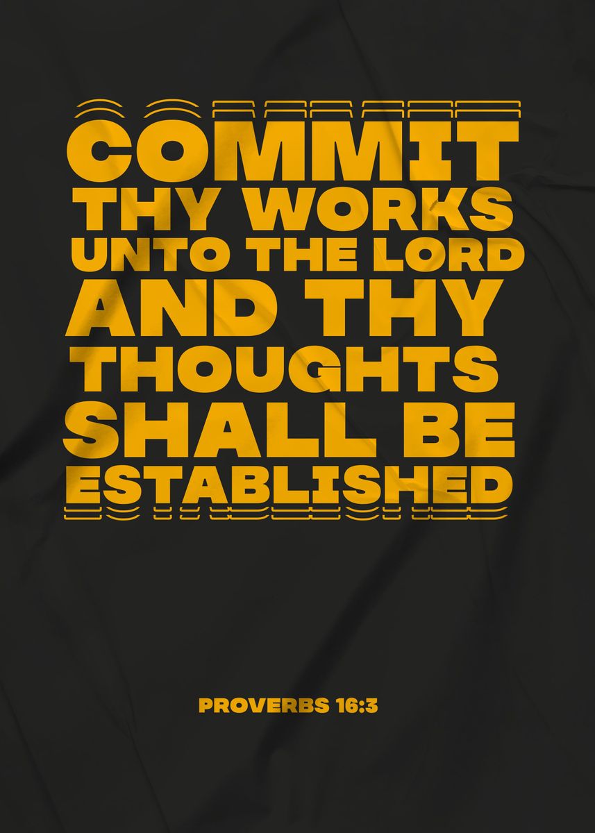 'Proverbs 163' Poster, picture, metal print, paint by Quieltin ...