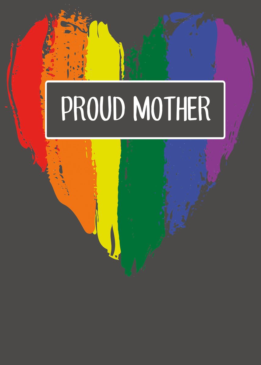 'proud mother' Poster, picture, metal print, paint by di | Displate