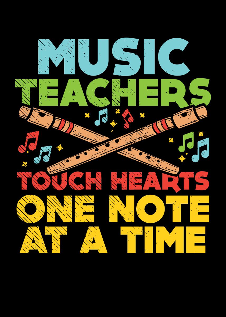 'Music Teacher' Poster, picture, metal print, paint by Shiva121 | Displate