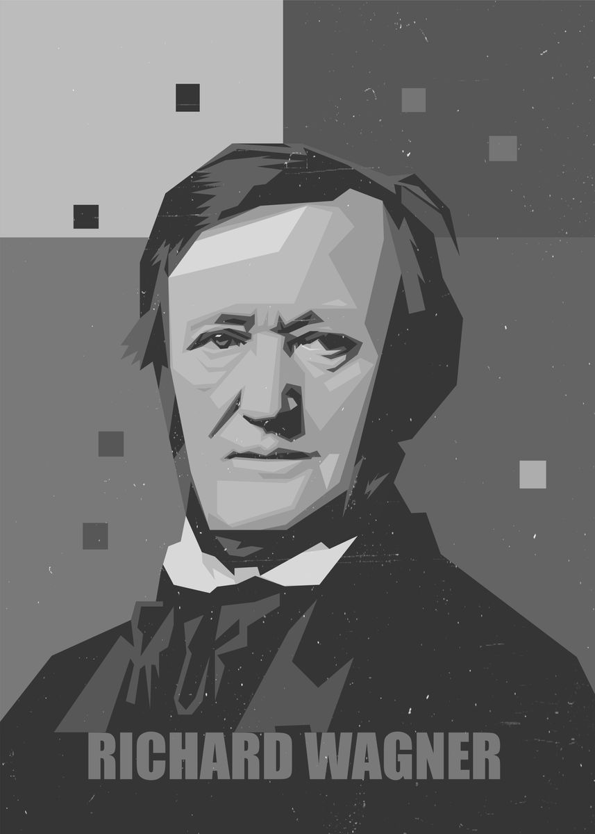 'richardwagner' Poster by Ratna Mutia Dewi | Displate