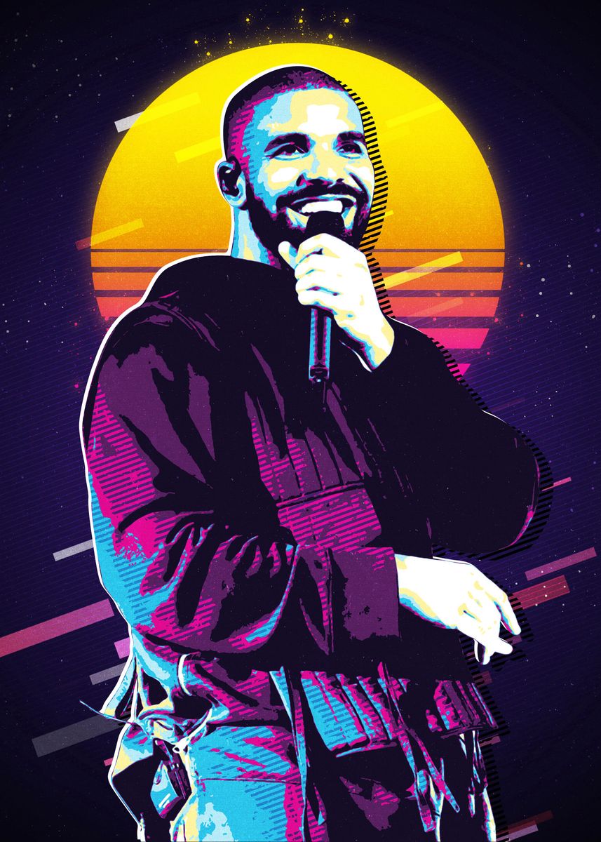 'Drake ' Poster, picture, metal print, paint by Creative Poster | Displate