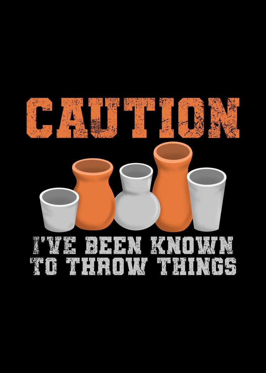 'Pottery Ceramic' Poster, picture, metal print, paint by Mealla | Displate