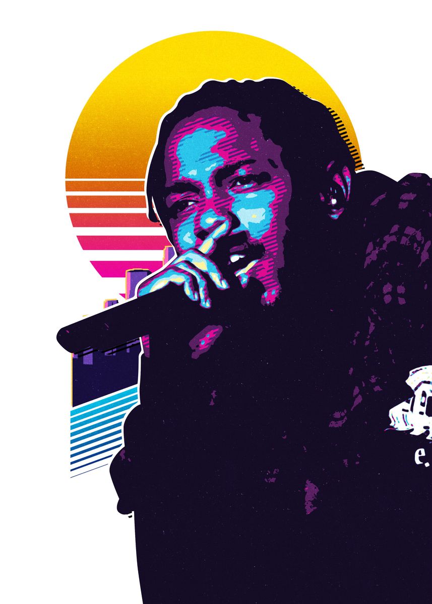 'Kendrick Lamar ' Poster by San Illustrator | Displate