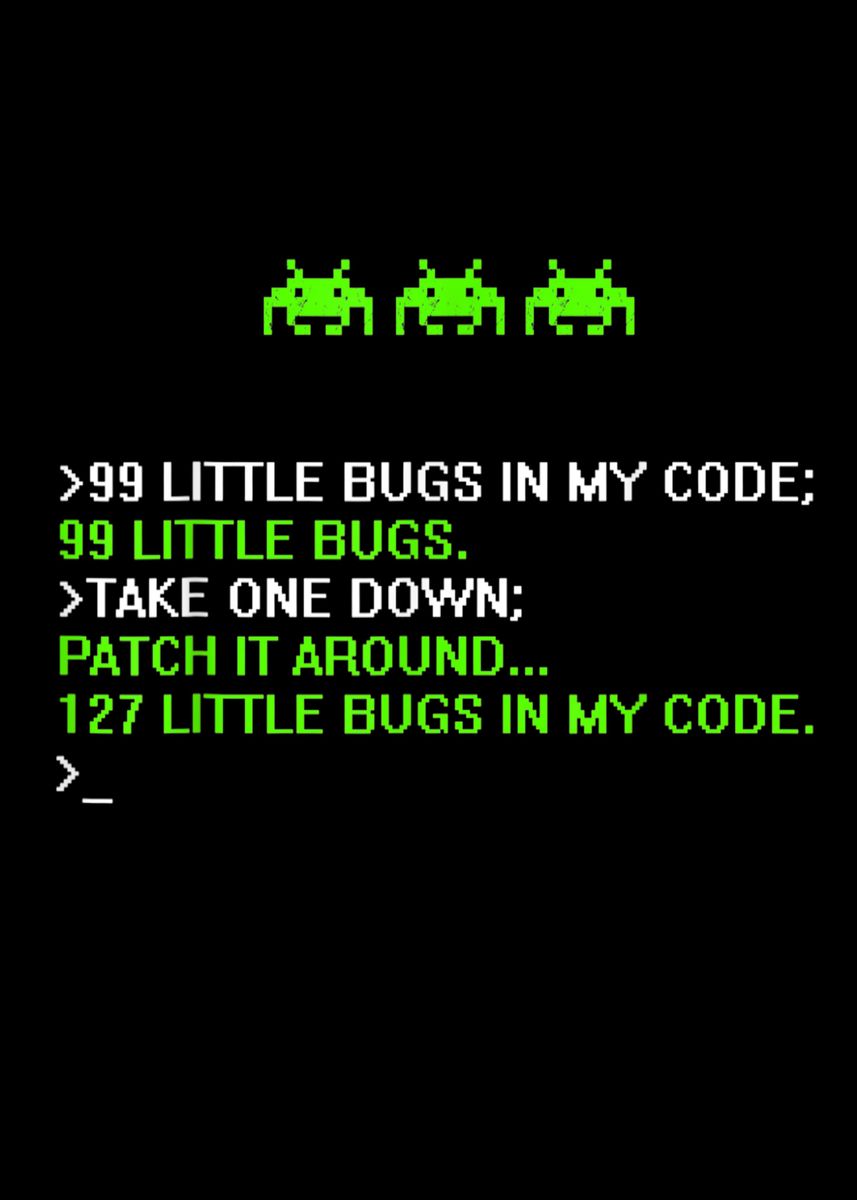 'Programmer Coding Debugger' Poster, picture, metal print, paint by ...