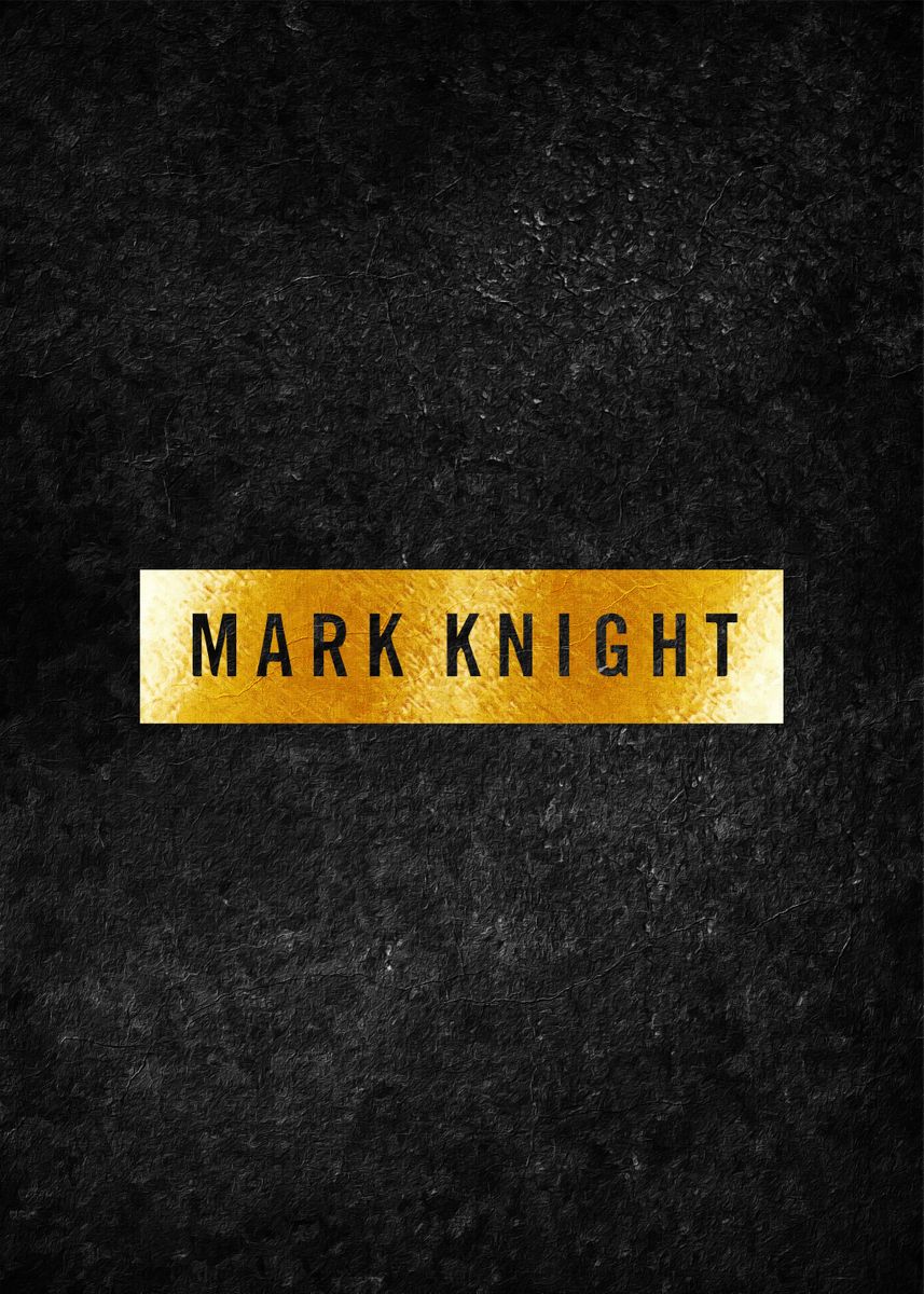 'mark knight' Poster, picture, metal print, paint by Bestselling Music ...