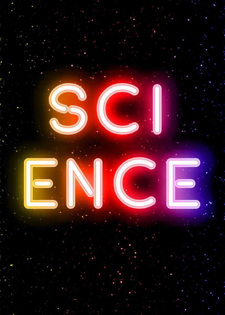 'SCIENCE' Poster, picture, metal print, paint by Daniel Tan | Displate