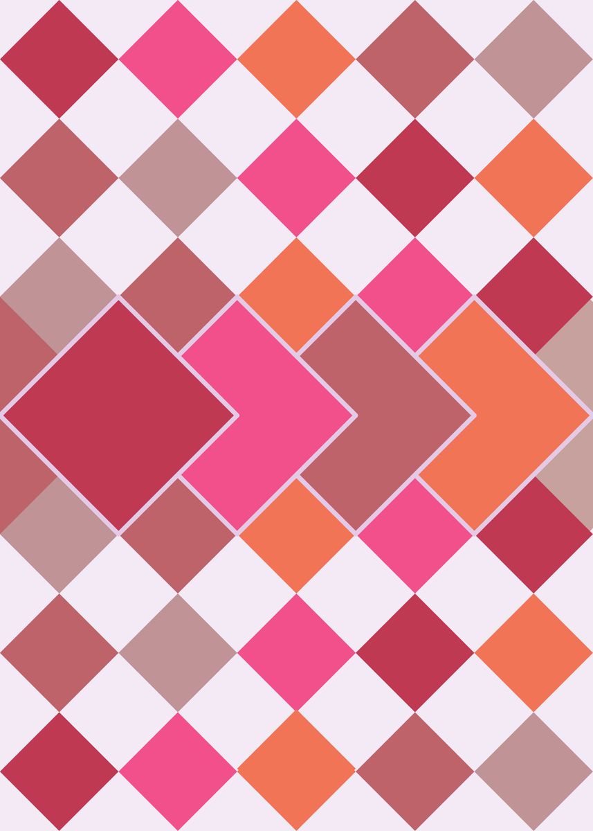 'Diamonds' Poster, picture, metal print, paint by EMJAY Heiss | Displate