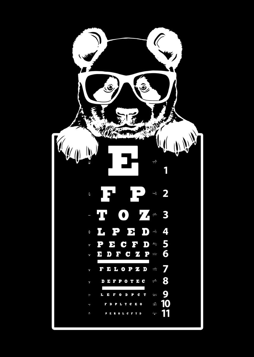 'Funny and Cute Panda' Poster by Bewildered Soul | Displate