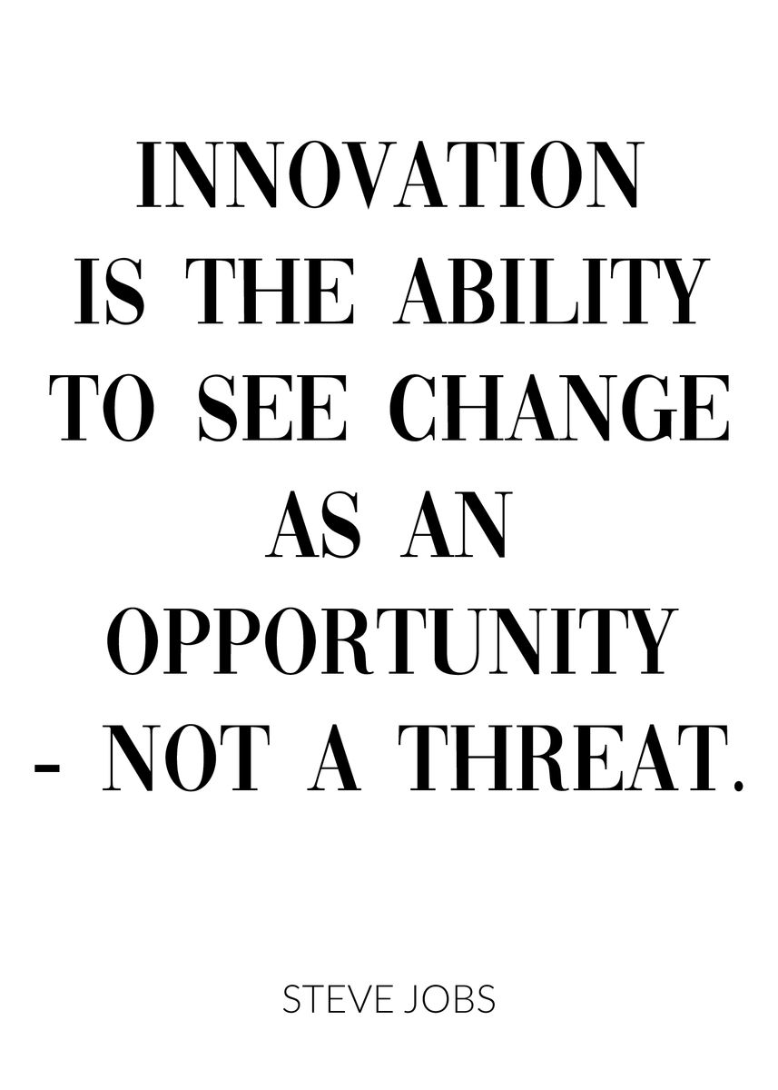 'Steve Jobs Quote' Poster, picture, metal print, paint by dkDesign ...