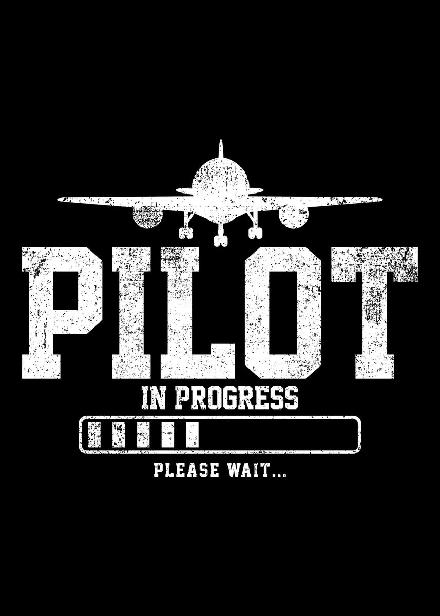 'Future Pilot Student Pilot' Poster by BLVCKPLATE | Displate