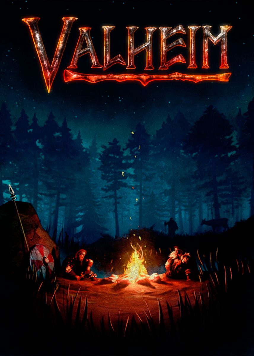 'Valheim' Poster, picture, metal print, paint by SS Art | Displate