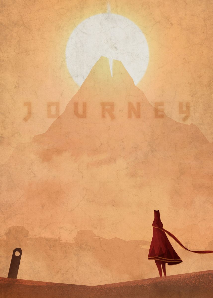 'Journey' Poster, picture, metal print, paint by SS Art | Displate