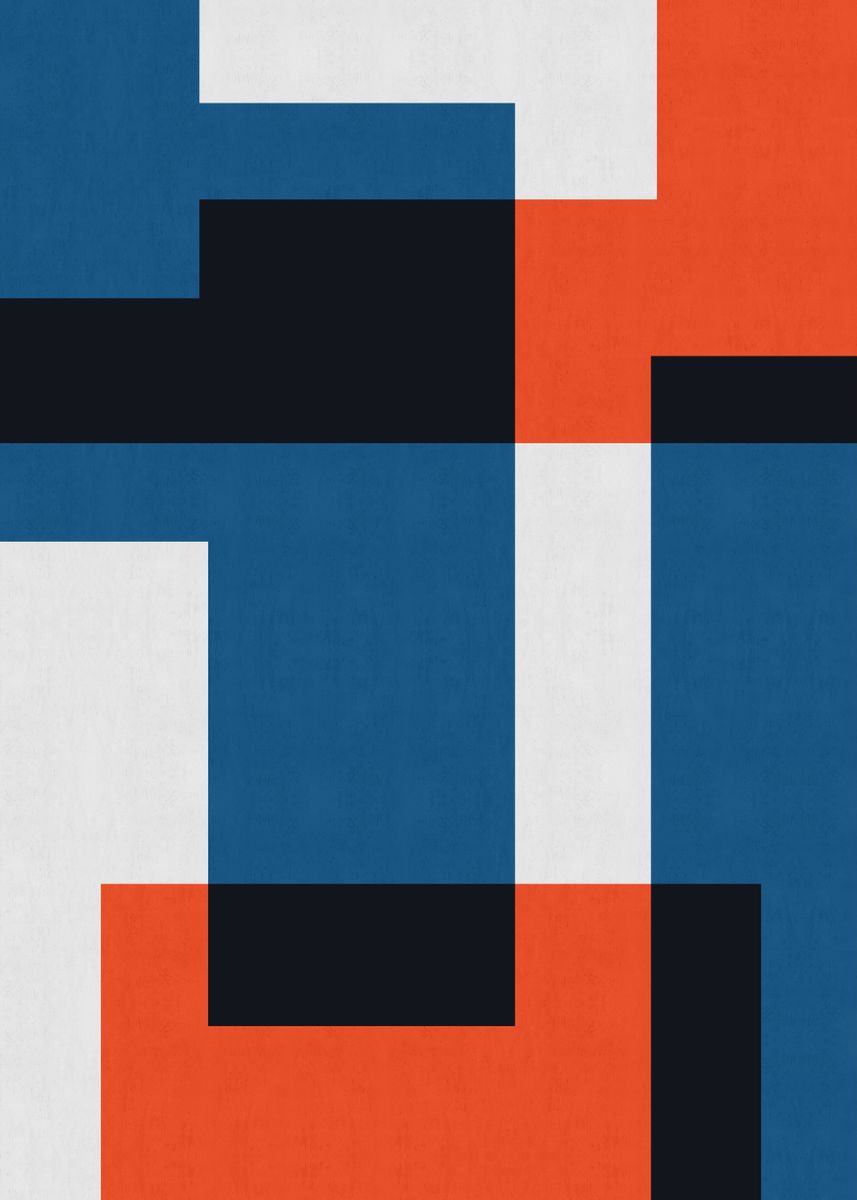 'Colored layers 12' Poster by Vitor Costa | Displate