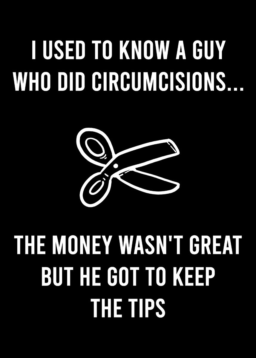 'Keep The Tips Physician or' Poster, picture, metal print, paint by ...