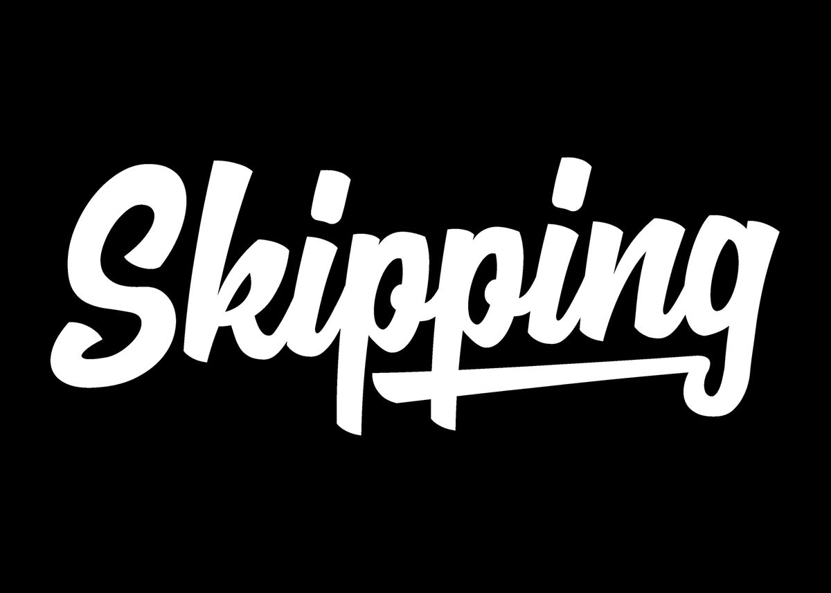 'Skipping' Poster by dr3designs | Displate
