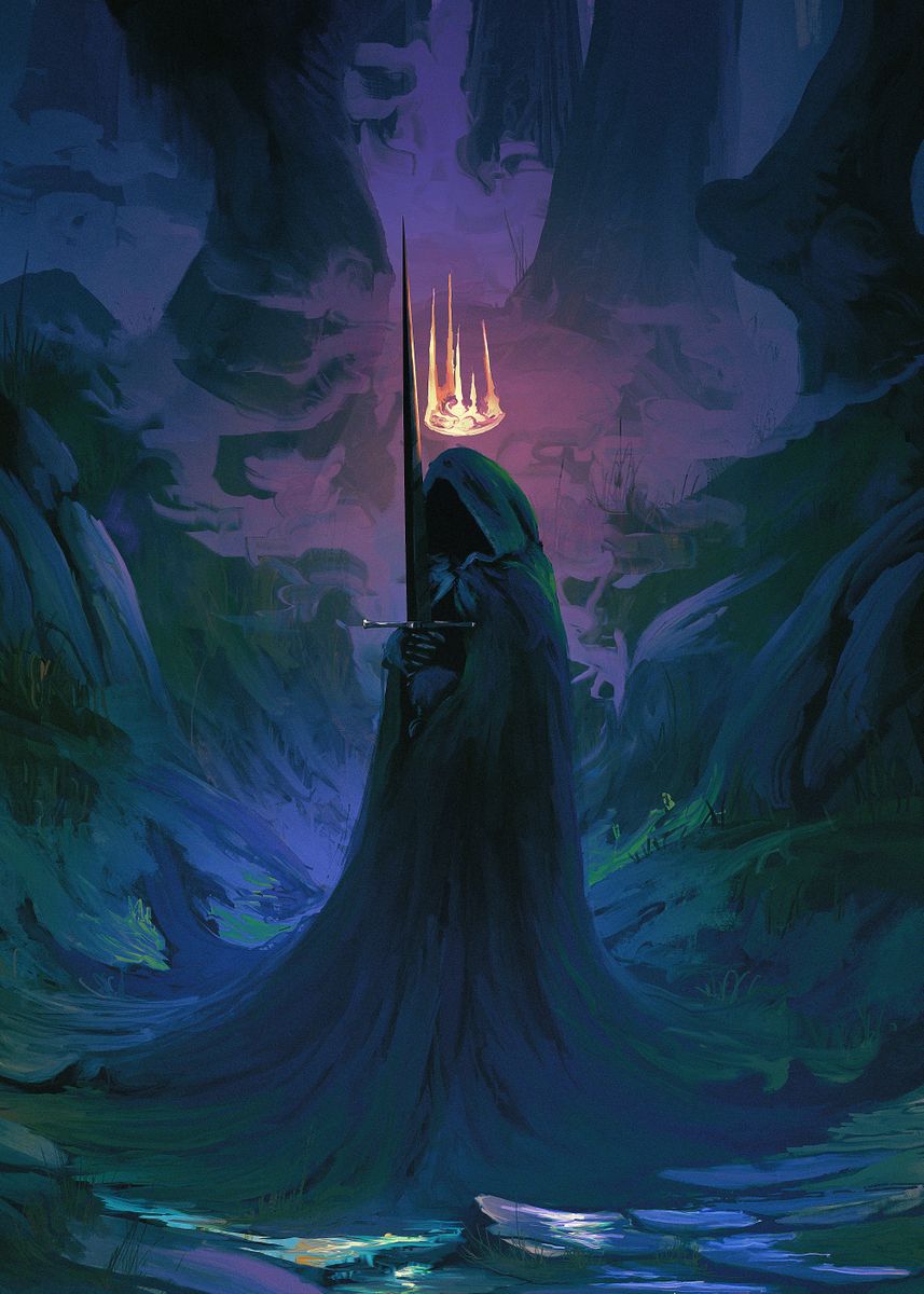 'Dark rider 2' Poster, picture, metal print, paint by Anato Finnstark ...