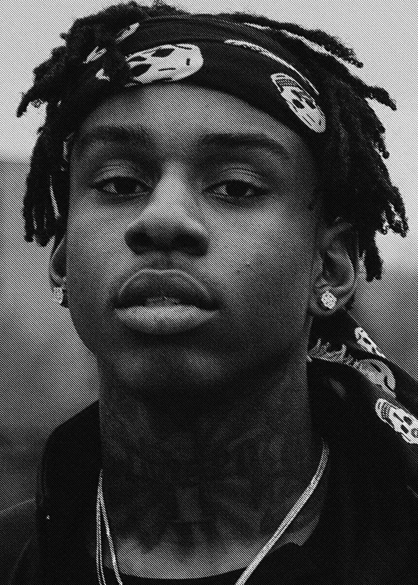 'American Young Rapper Polo' Poster, picture, metal print, paint by ...