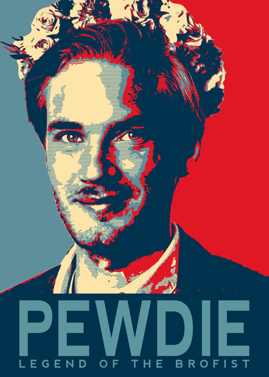 'PEWDIE' Poster by Foxtails Design | Displate